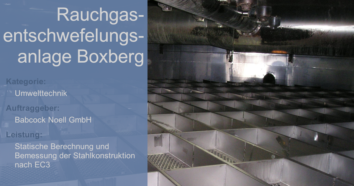 Rauchgasentschwefelungsanlage Boxberg | MF Engineering