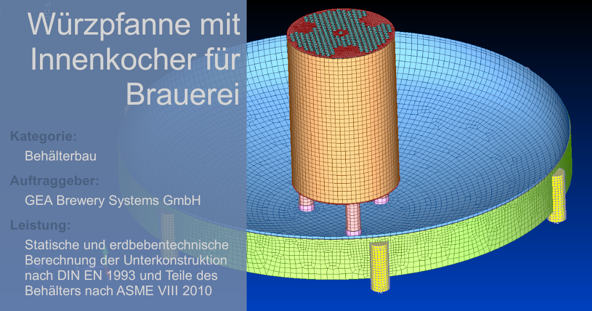 Wort Kettle with Internal Boiler for Brewery | MF Engineering